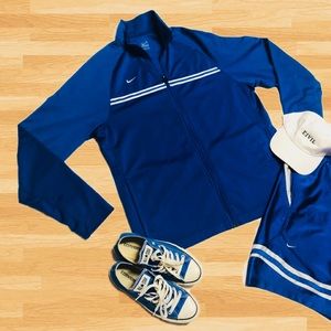 Nike | Jackets & Coats | Royal Blue Nike Team Track Jacket | Poshmark